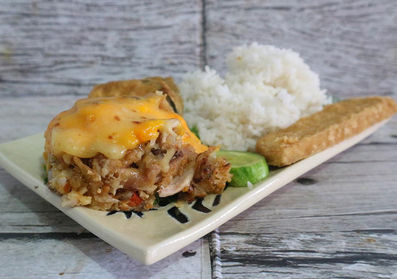 Ayam Geprek Boss dengan Lelehan Mozarella yang Menggiurkan - pesenmakan.id