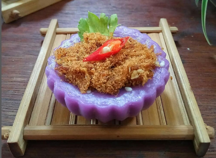 Resep Talam Taro Abon, Enak dan Praktis Digemari Keluarga - wongkito.co