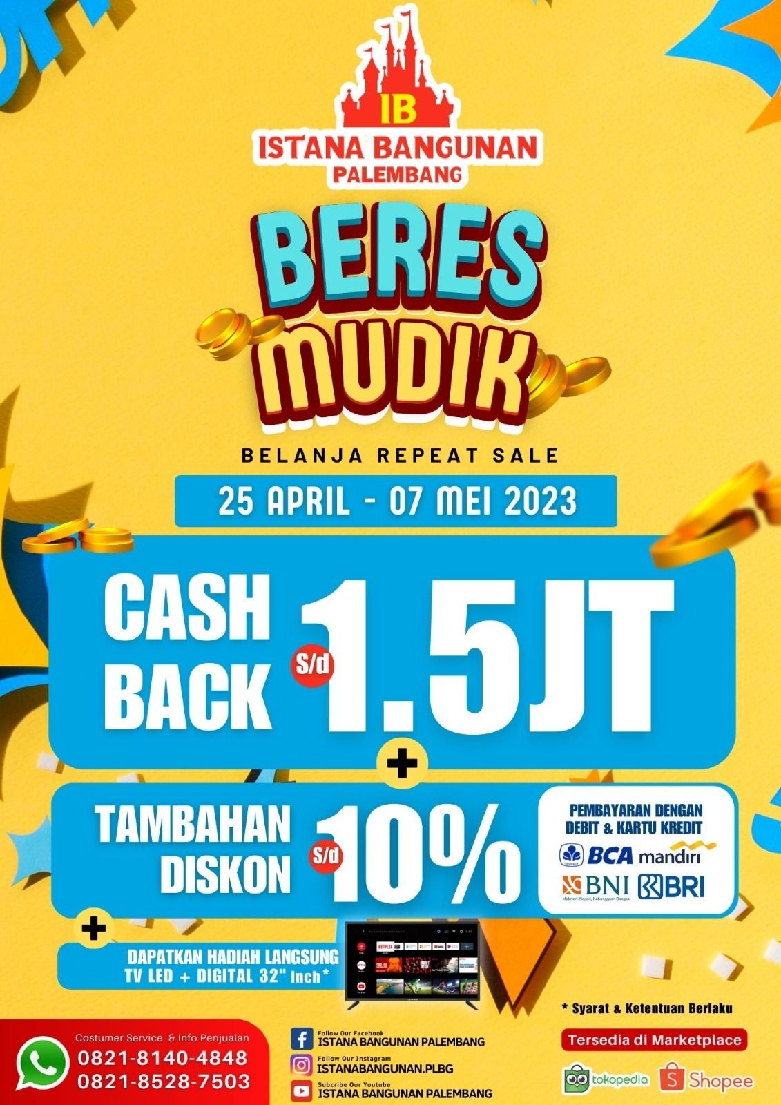 Promo Istana Bangunan Palembang Promo Istana Bangunan Palembang